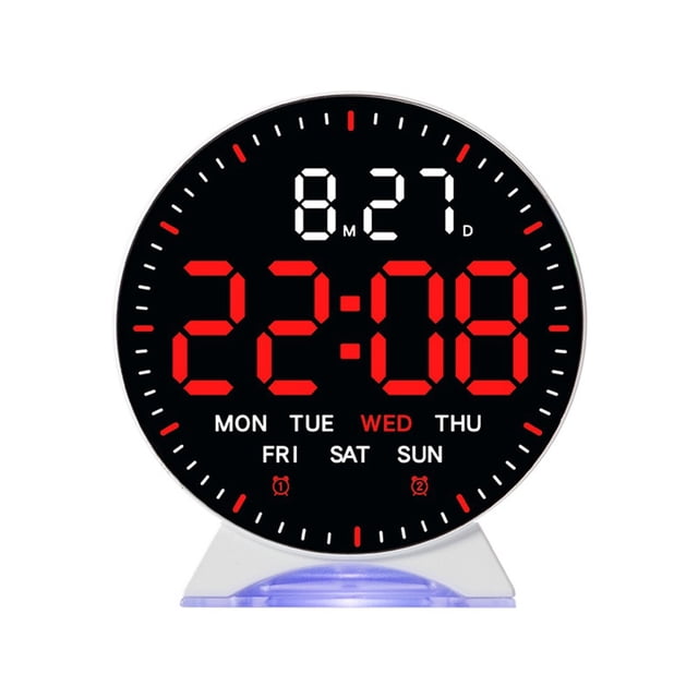 Multifunction Electronic Clock With Date Time Display And Adjustable ...