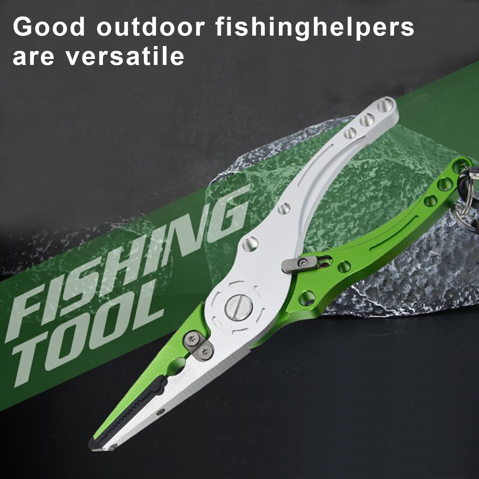 Multifunction Fishing Pliers Tungsten Steel Ergonomic Handle Ring ...
