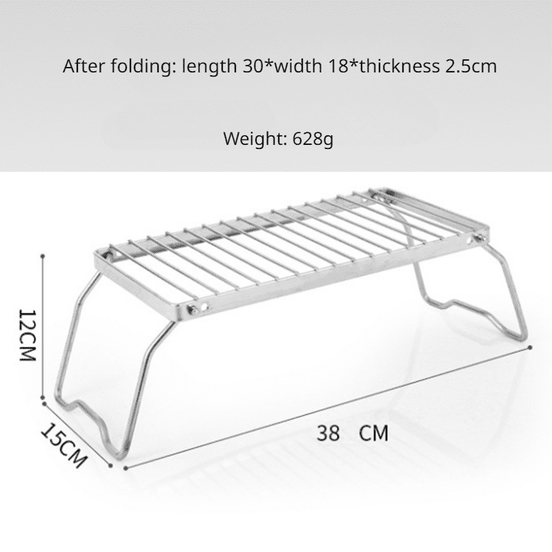 Multifunction Folding Campfire Grill Stand Tourism Portable Camping ...