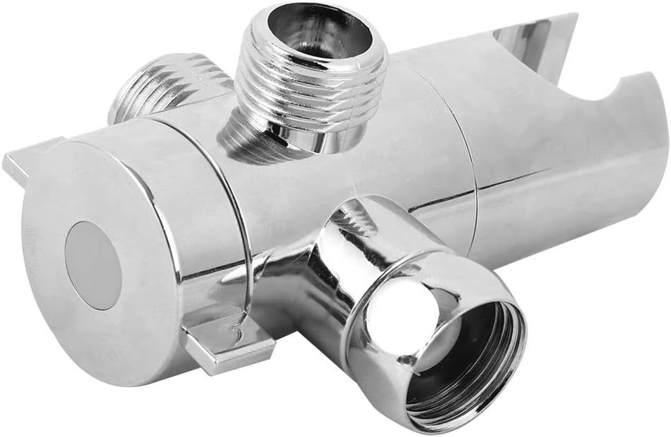Multifunction G1/2 3 Way Bath Shower Diverter Valve with Shower Heads Holder Bathroom Accessory ...
