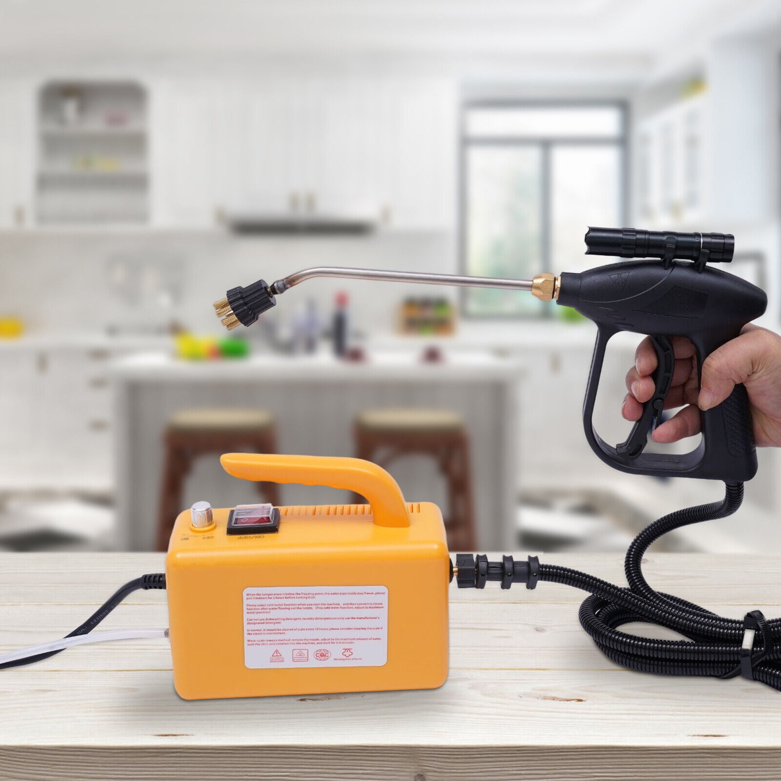 Multifunction Handheld Steam Cleaner, 1600W Electric High Pressure ...