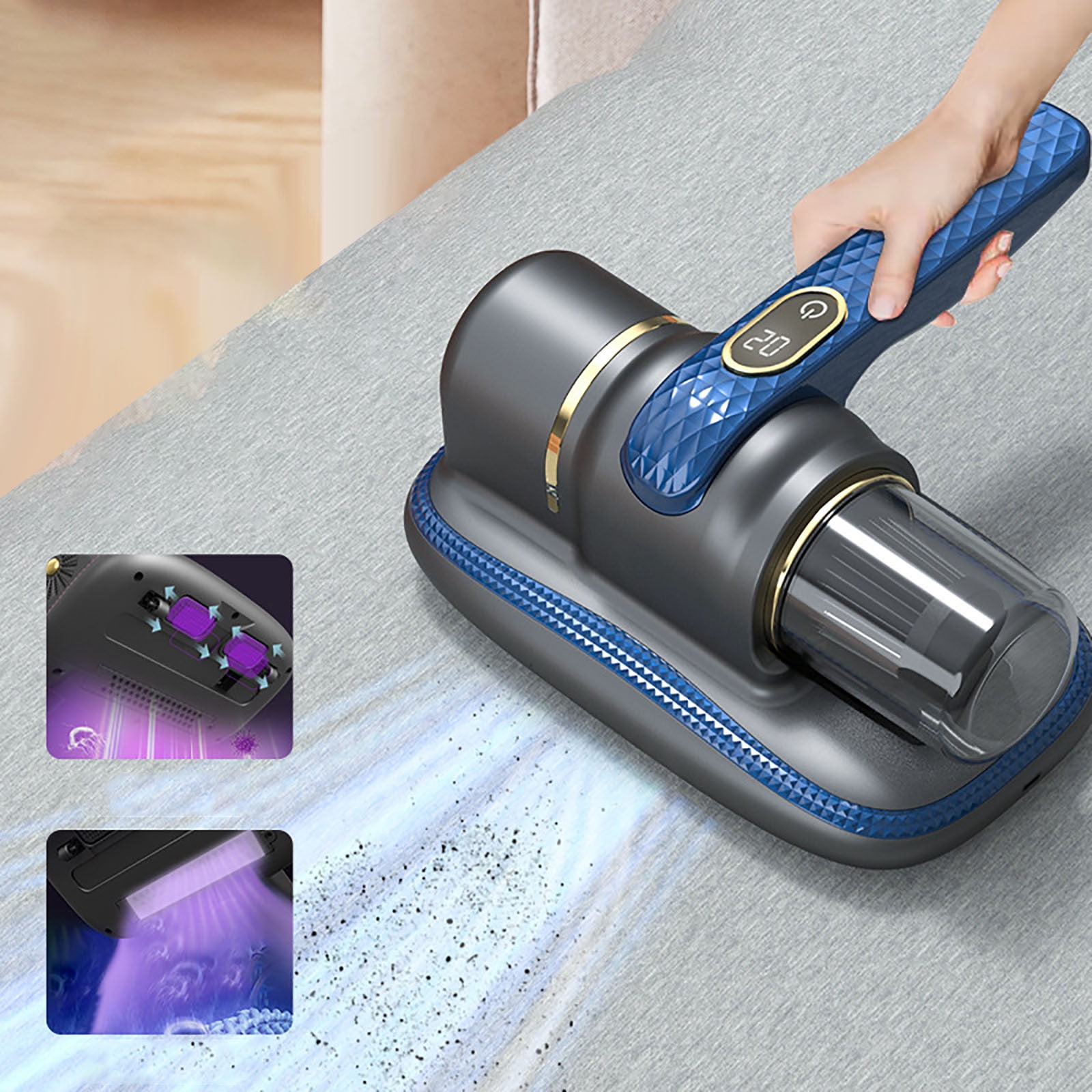 Multifunction Handheld Vacuum Cleaner with Wireless Charging and ...