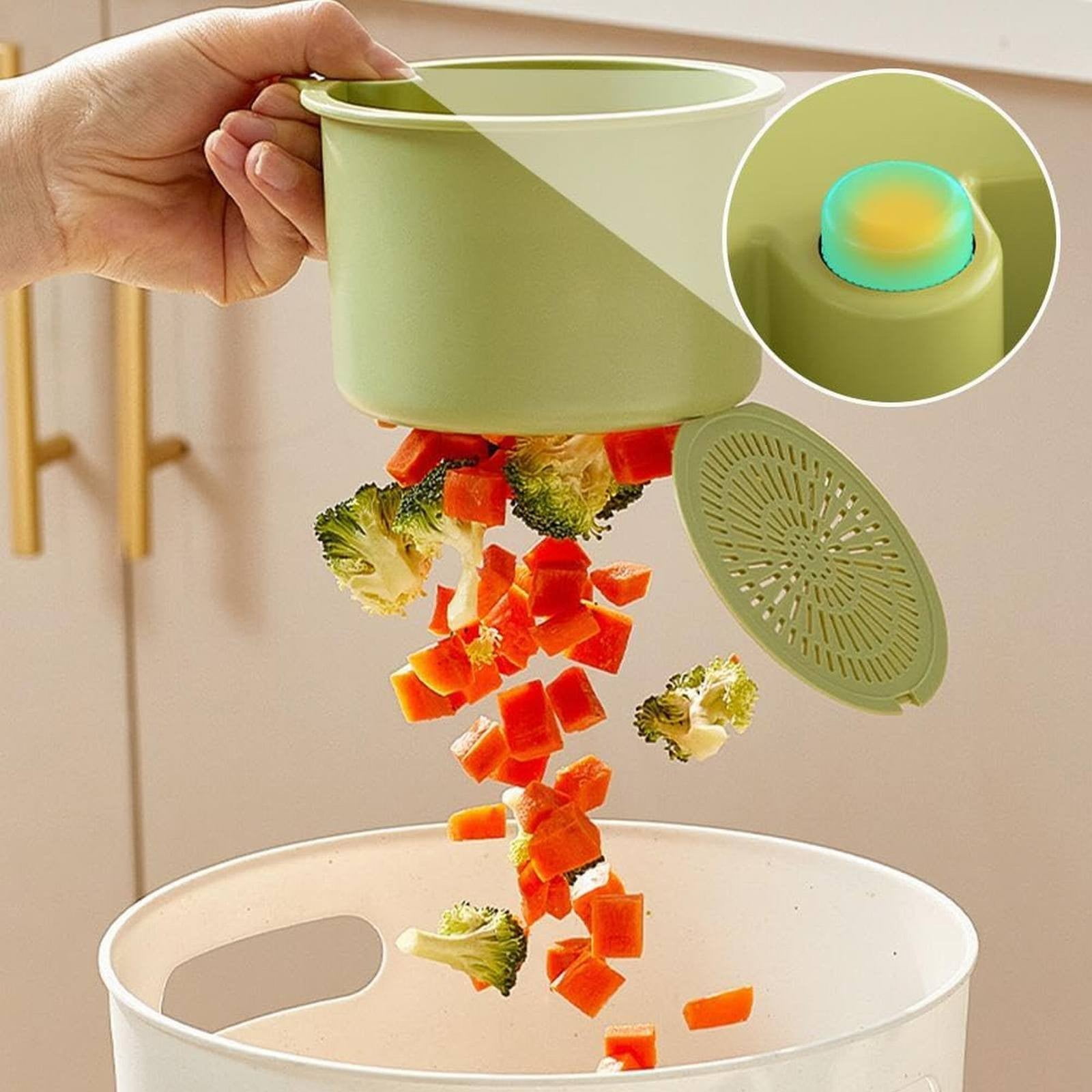 Multifunction Hanging Sink Strainer Basket, Quick Drain Faucet Colander ...
