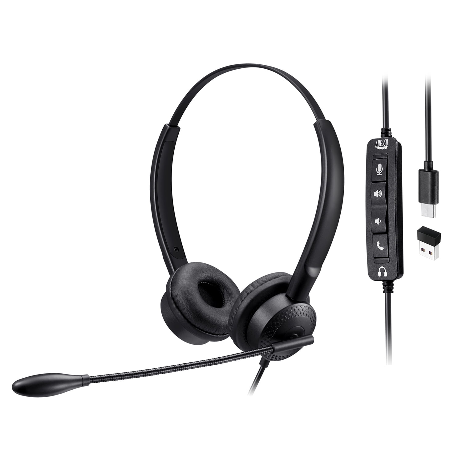 PUSH2TALK HEADSET W/MIC USBC/A: Electronics - Walmart.com