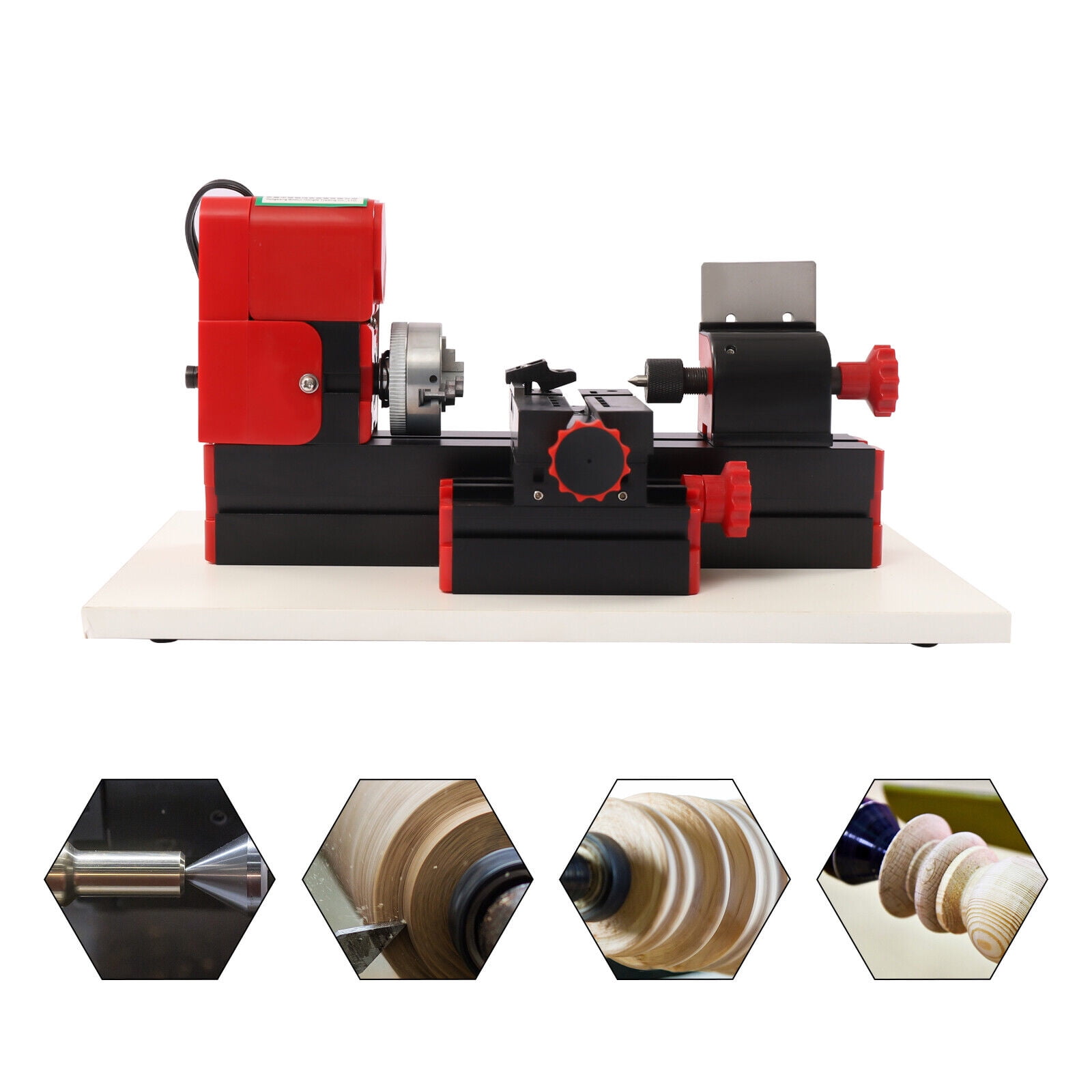 Multifunction High-Quality Benchtop Mini Metal Motorized Lathe DIY ...
