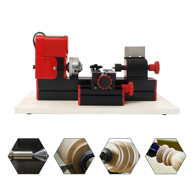 Multifunction High-Quality Benchtop Mini Metal Motorized Lathe DIY ...