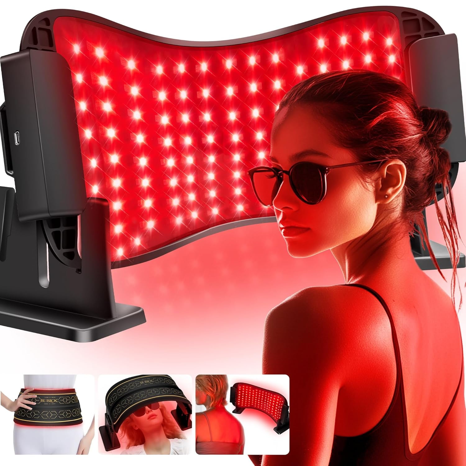 Multifunction Infrared Red Light Therapy for Body and Face, Near-Infrared 850 Red Light Therapy ...