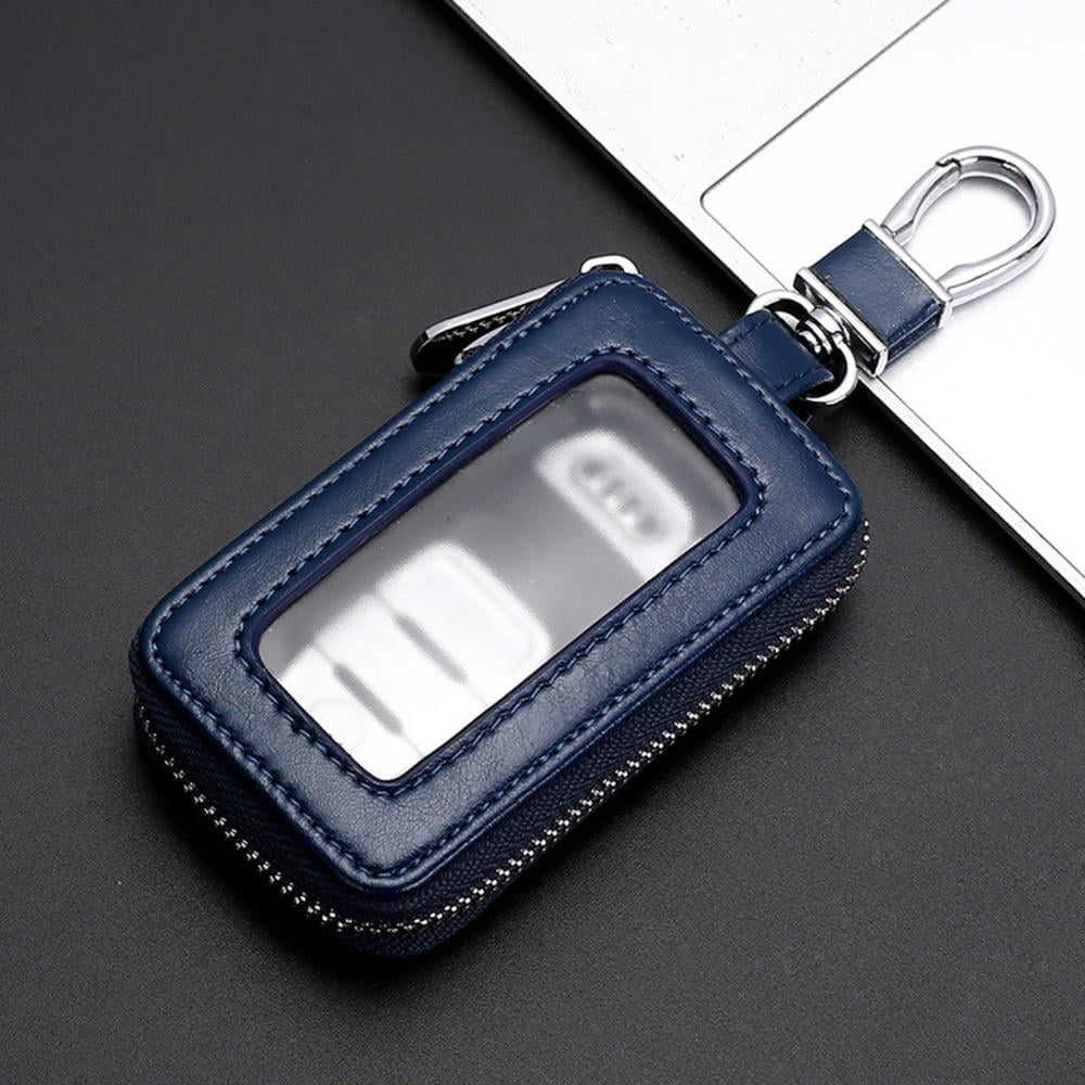 Multifunction Key Holder Bag Leather Case Ring Wallet Car Zipper Pouch ...