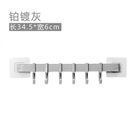 Multifunction Kitchen Storage Hook Cupboard 6 Hook Home Organizer ...