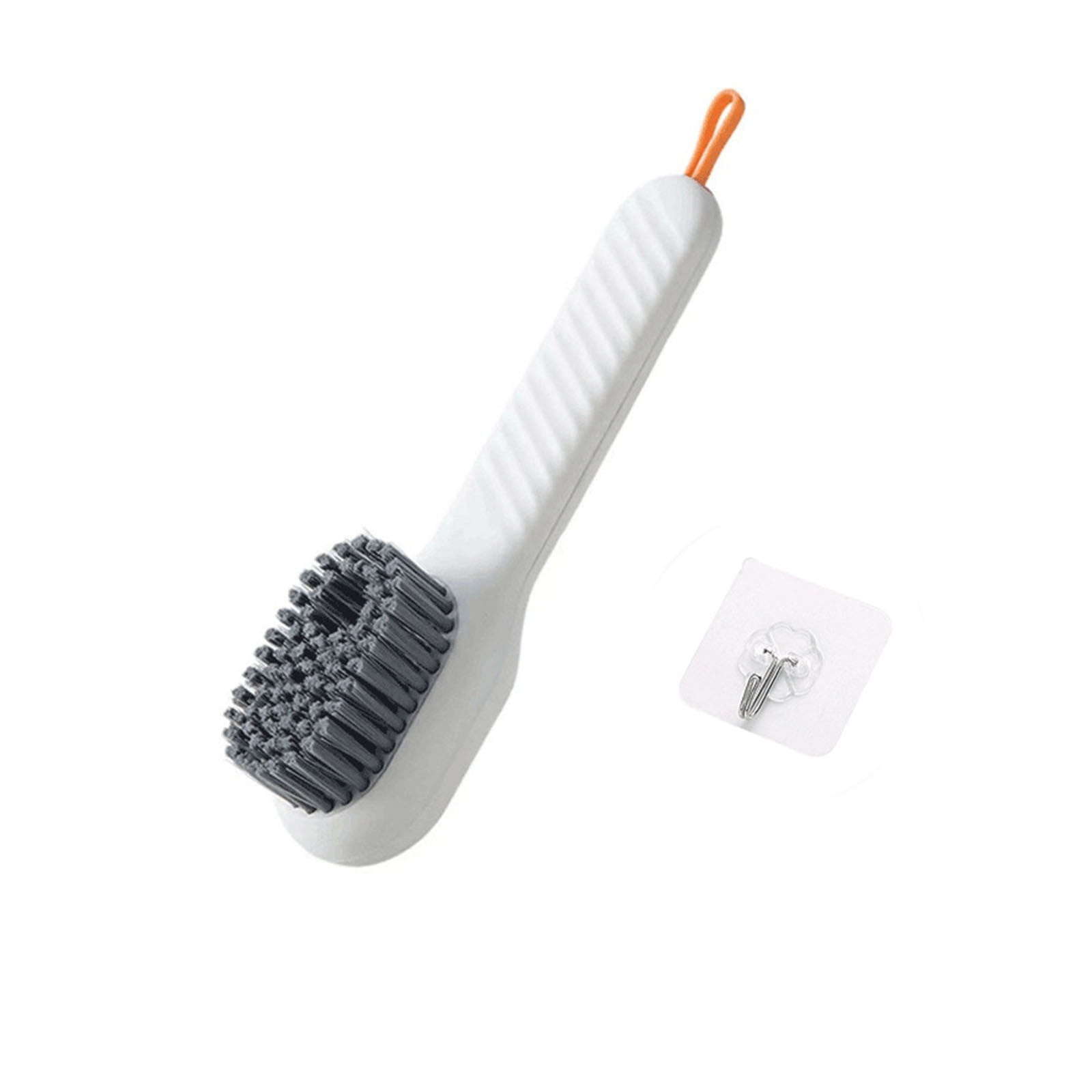 Multifunction Liquid-Infused Shoe Brush - Soft Bristles Soap Dispenser ...