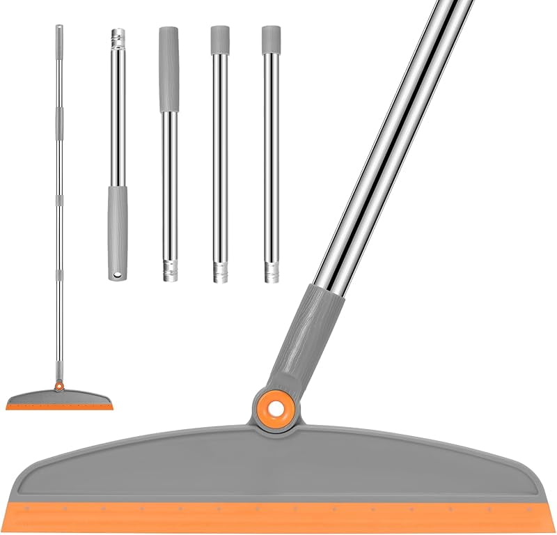Multifunction Magic Broom, 54 Inch Adjustable Long Handle Silicone ...