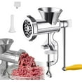 Multifunction Manual Meat Grinder, Aluminum Alloy Hand Crank Meat ...