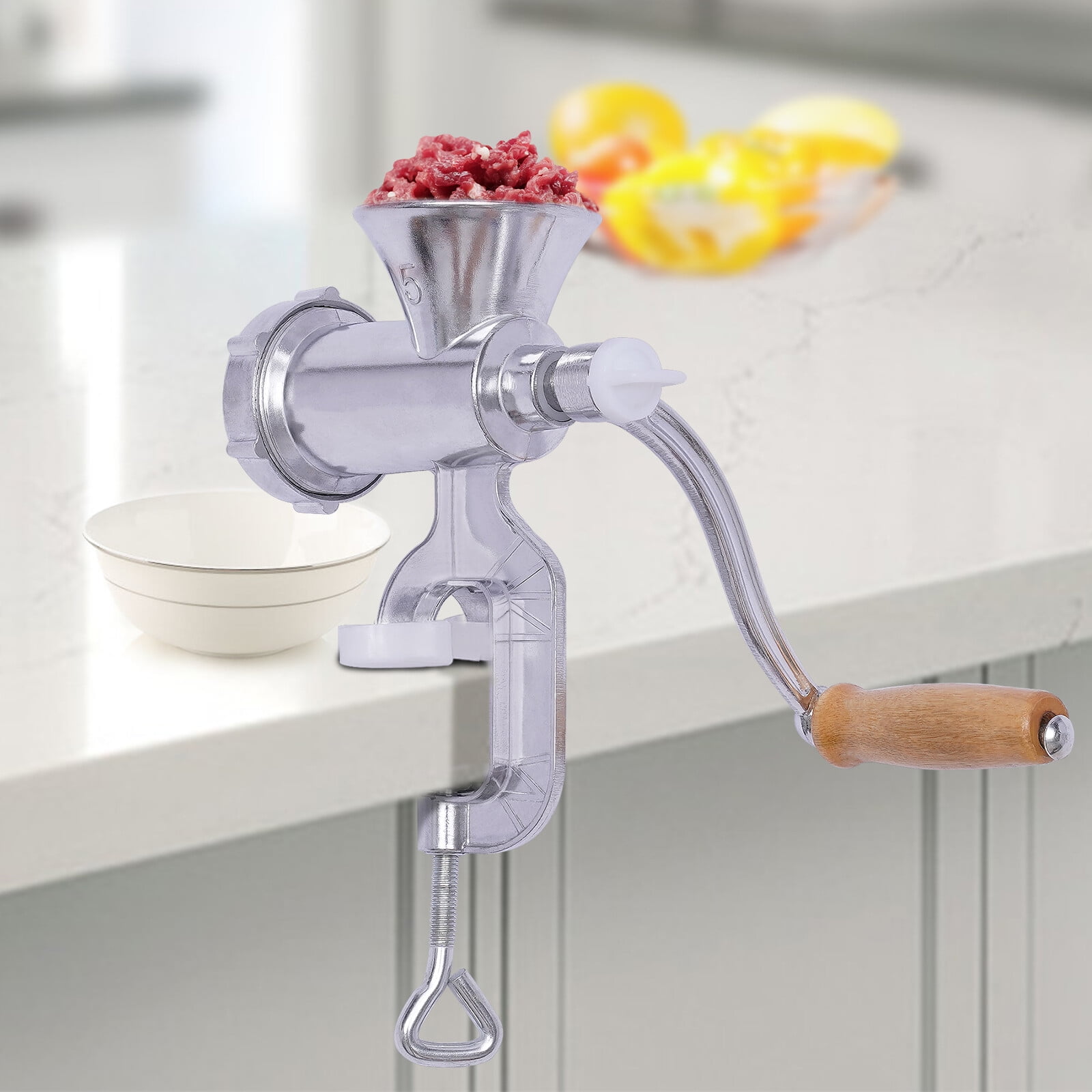 Multifunction Meat Grinder, Mincer Stuffer Hand Manual Sausa Filler ...