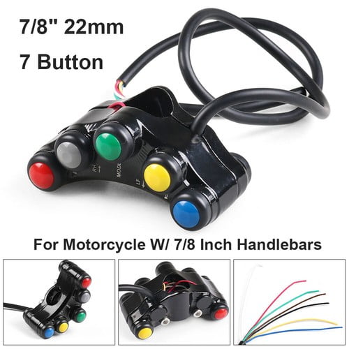 Multifunction Motorcycle Scooter Handlebar Headlight Indicator Switch Controller - Walmart.com