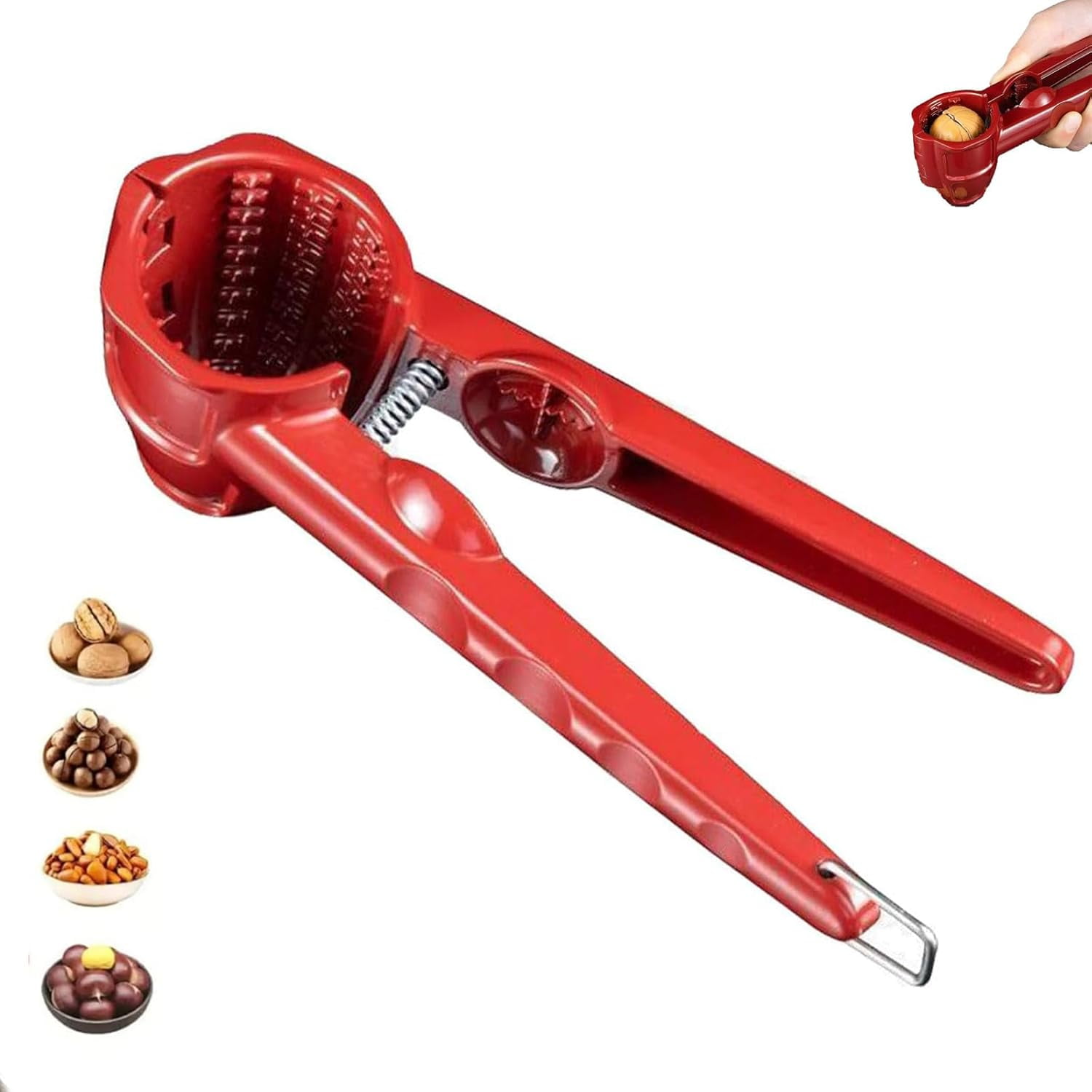 Multifunction Nutcracker, Walnut Cracker with Non-Slip Handle, Heavy ...