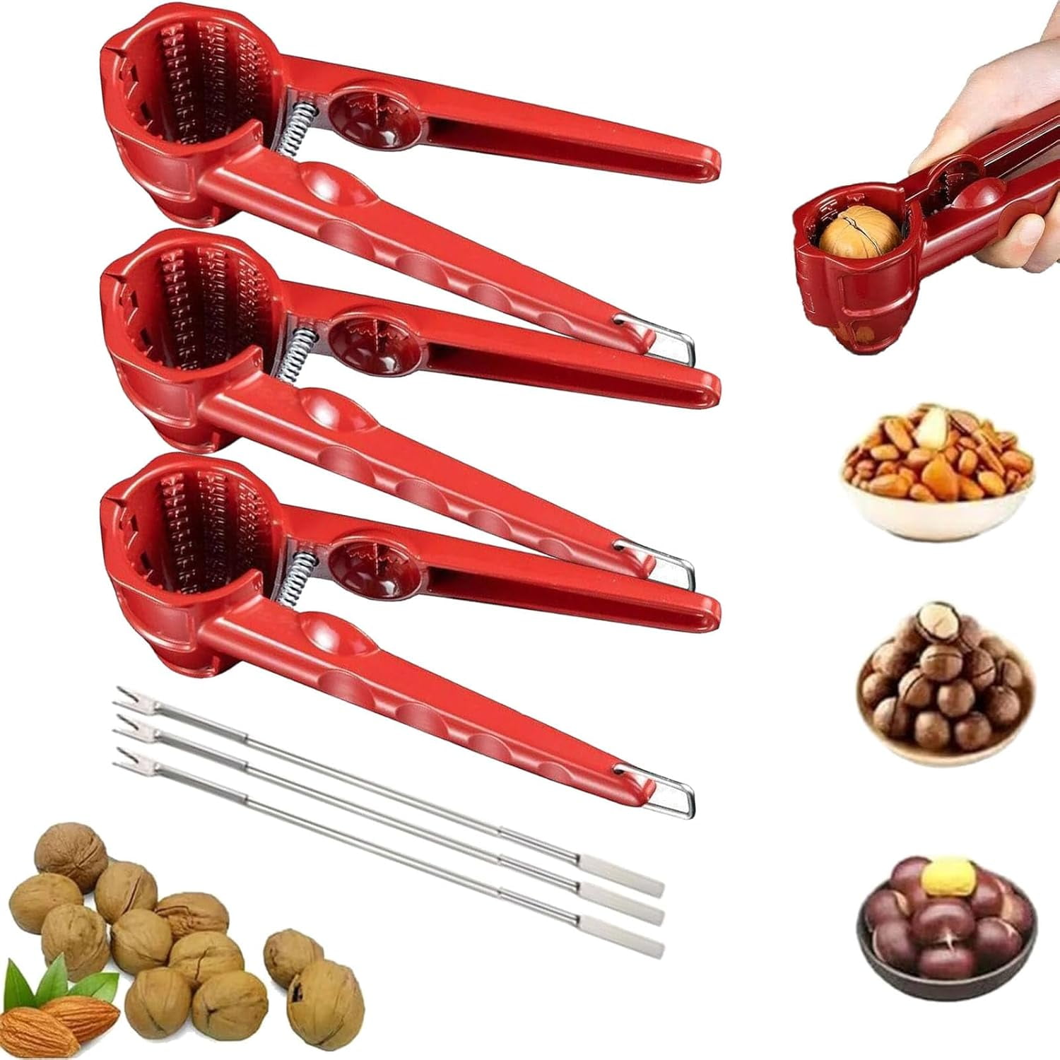 Multifunction Nutcracker with Non Slip Handle, Multi Functional ...