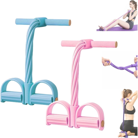 Multifunction Pedal Resistance Trainer - 2026 Latest 8-Tube Multi ...