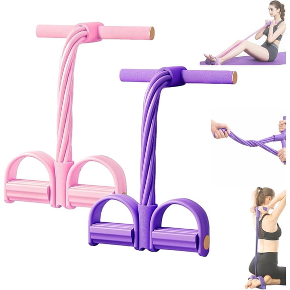 Multifunction Pedal Resistance Trainer - 2026 Latest 8-Tube Multi ...