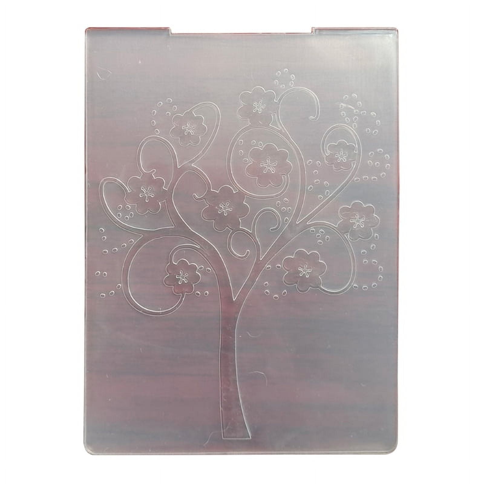 Multifunction Plastic Embossing Die Cuts Tree Flower Uneven Embossing ...