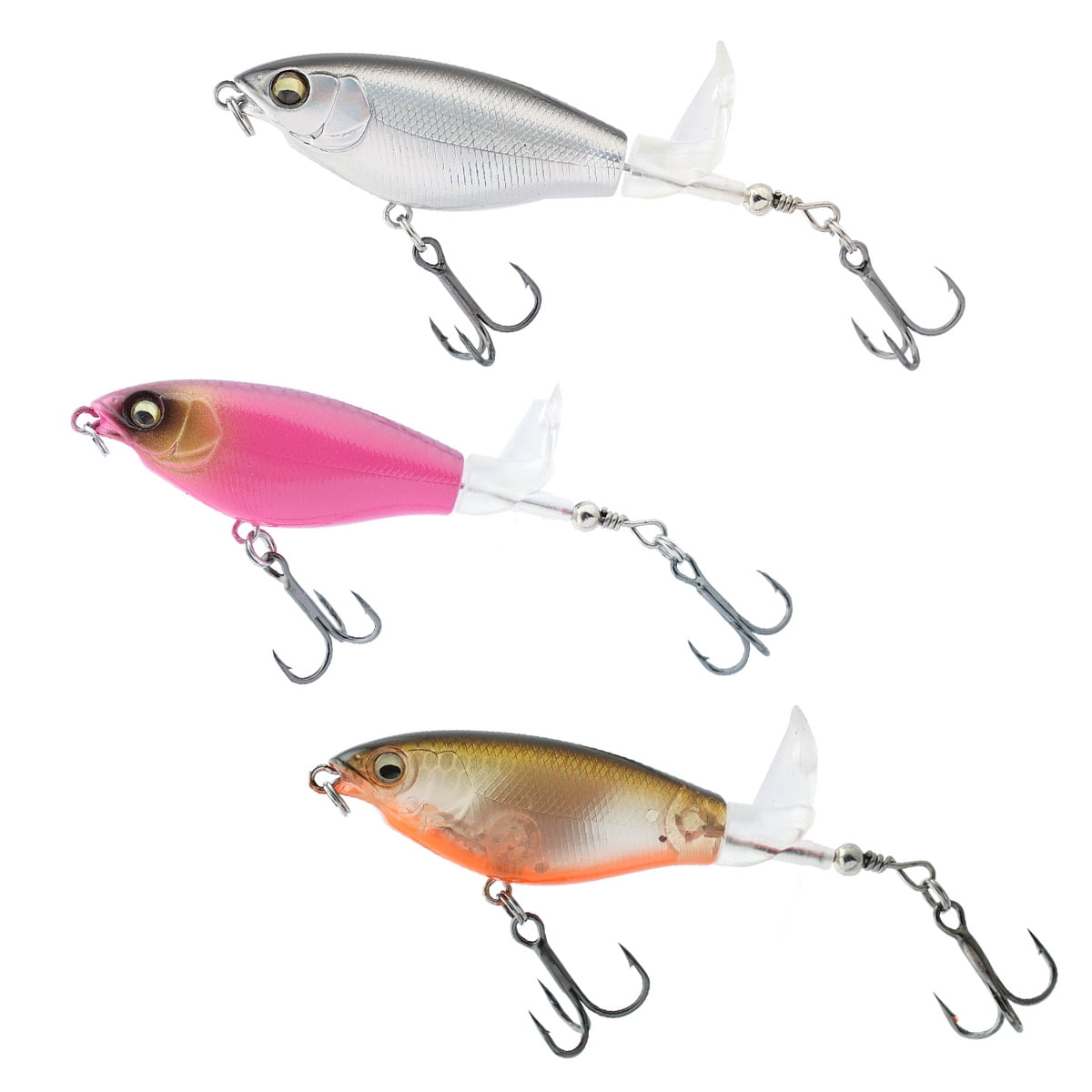 Multifunction Plopper Topwater Fishing Lures for Bass Catfish Pike ...