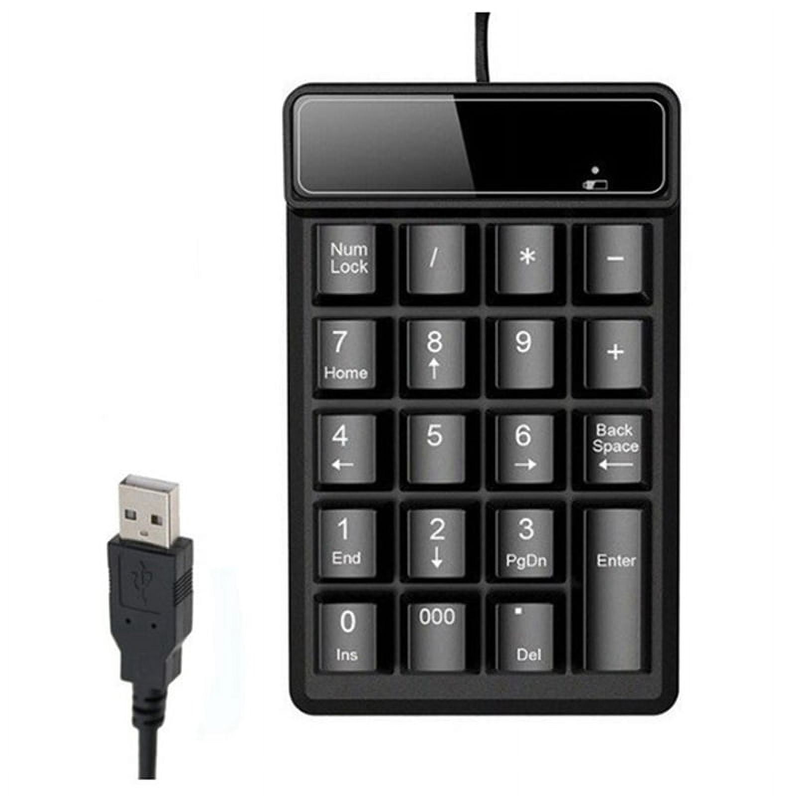 Multifunction Portable Wired Numeric Keyboard USB Computer Financial Accounting Mini Keyboard ...