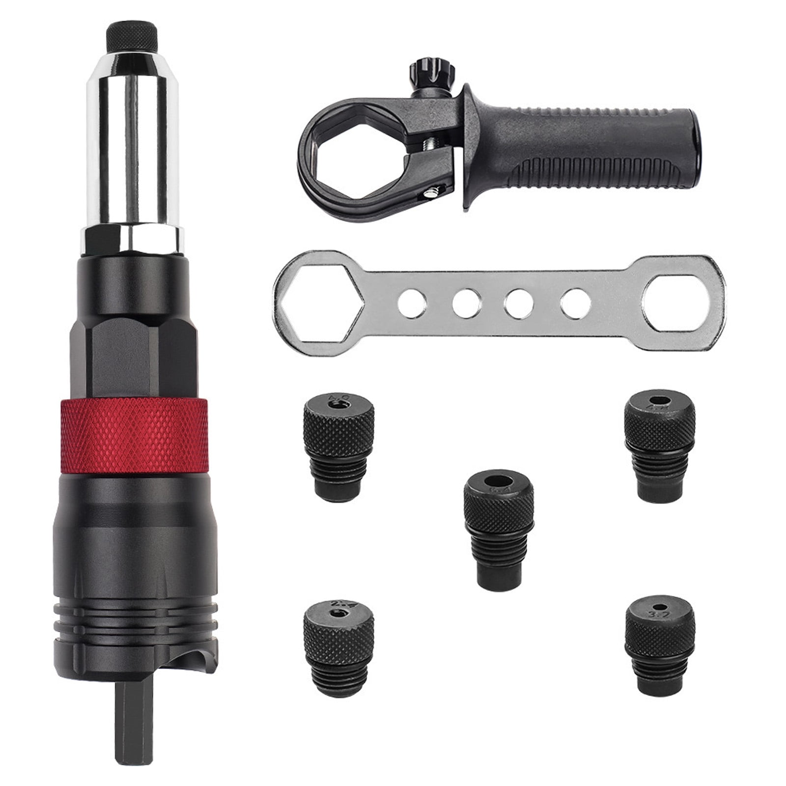 Multifunction Rivet Nut Tool Accessory Set Easy to Use Detachable Rivet ...