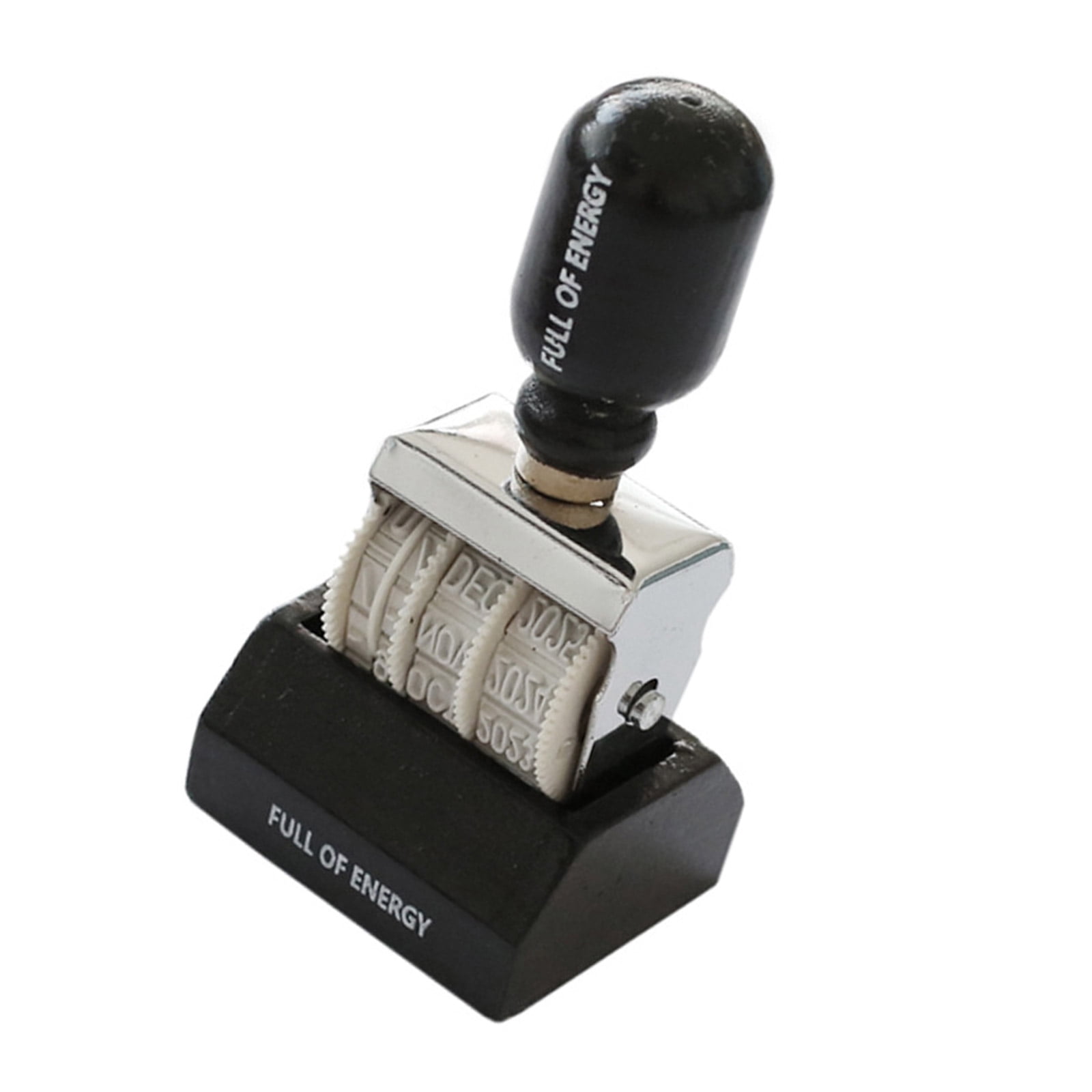 Multifunction Rubber Stamper Line Dater Handle Date Stamper Office ...