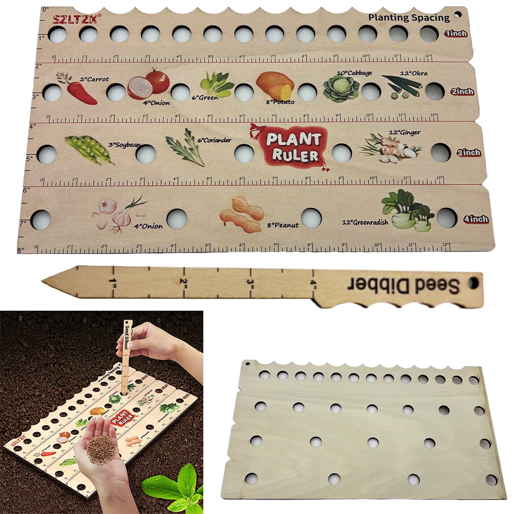 Multifunction Seed Spacing Ruler Seeding Space Tool Seed Planting Ruler ...