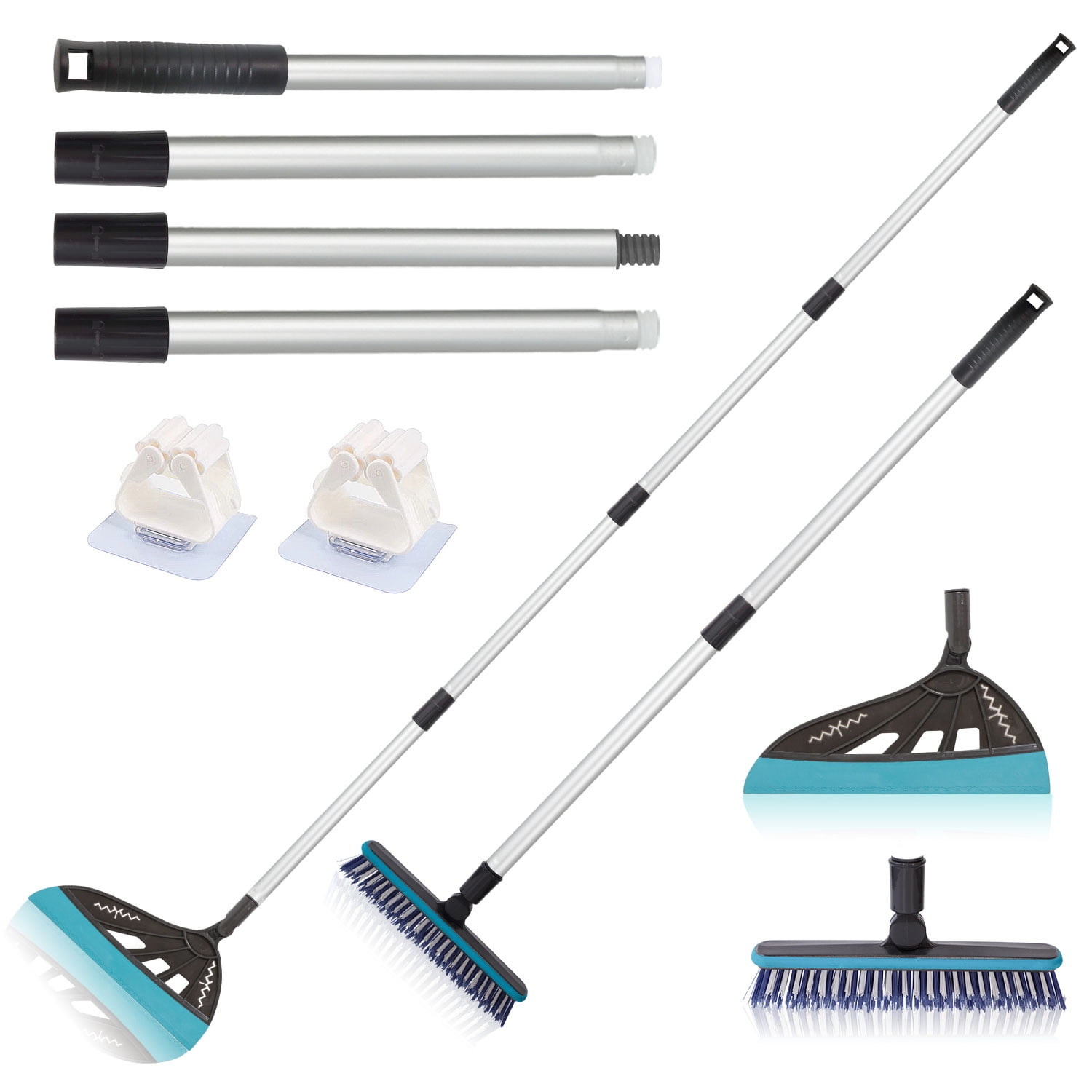 Multifunction Silicone Broom, Magic Broom Sweeper, Light Grey Household ...