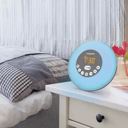 Multifunction Sound Machine Clock 6-in-1 with Wake Up Light, Bluetooth ...