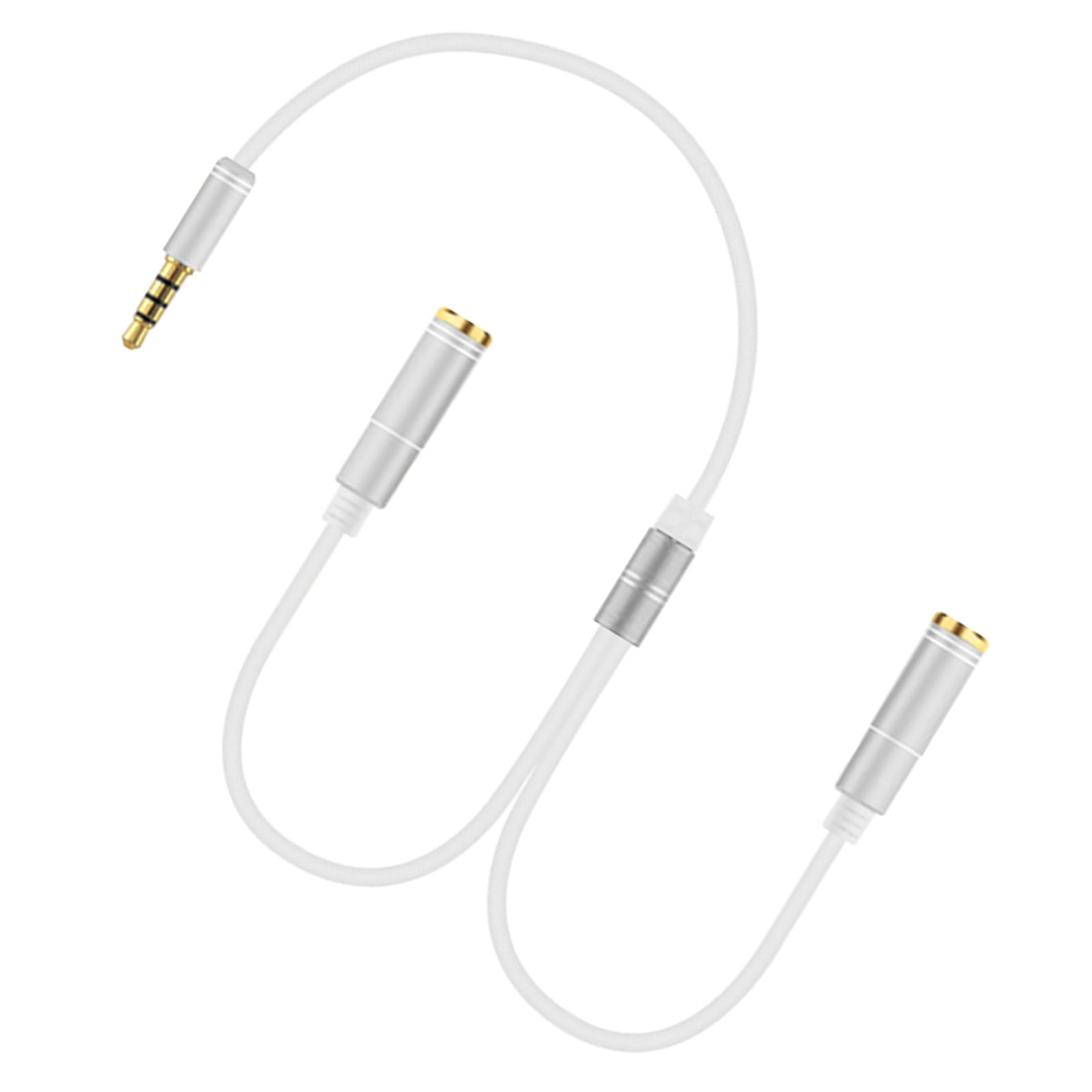 Multifunction Sound Splitter with In Line Controls Sound Sharing with 2 ...