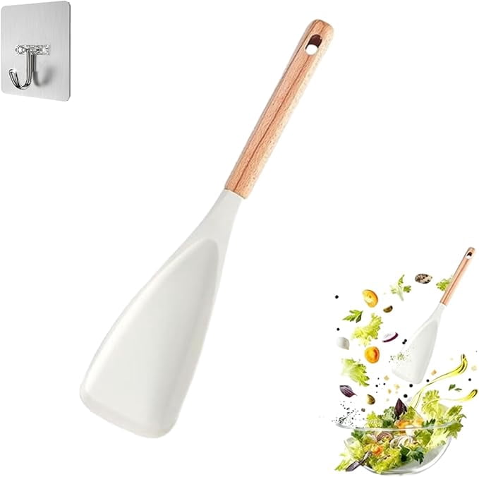 Multifunction Spatula Cooking Spoon, 2026 New Wooden Handle Spatula ...