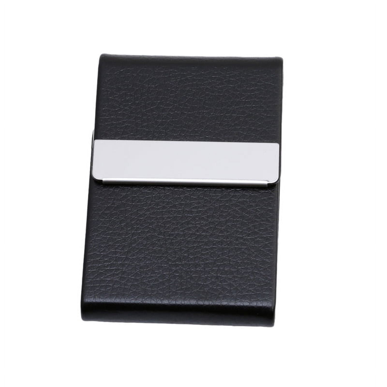 Multifunction Stainless Steel Cigarette Case PU Cigar Storage Box ...