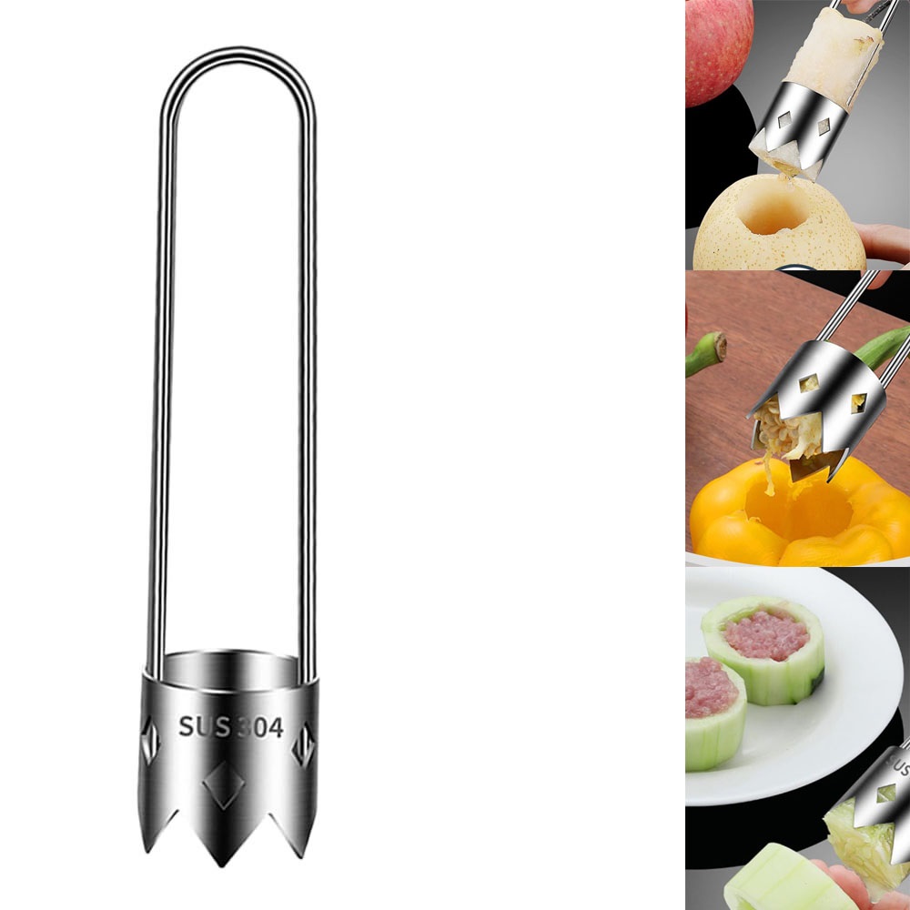 Multifunction Stainless Steel Pepper Seed Remover Tool Heavy-Duty ...