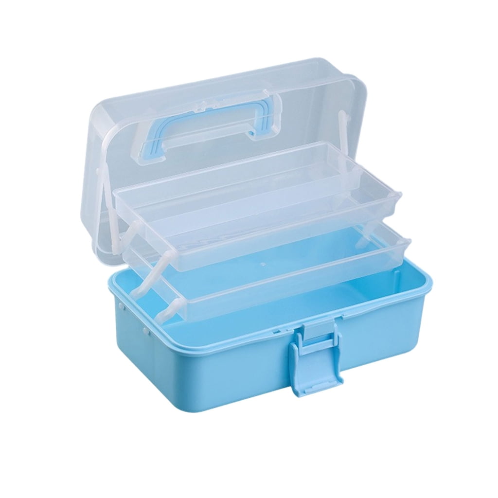 Multifunction Storage Box 3 Layer Storage Case Practical Plastic ...