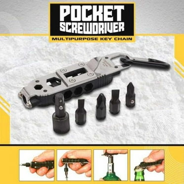 Stainless Steel Keychain Multitool 12 in 1 Folding Multi Function Tool ...