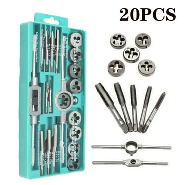 BENTISM 86 PCS Tap and Die Set, Tungsten Steel Titanium, SAE and Metric Combination, High ...