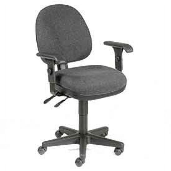 Multifunction Task Chair With Adjustable Armrests, Fabric Upholstery ...