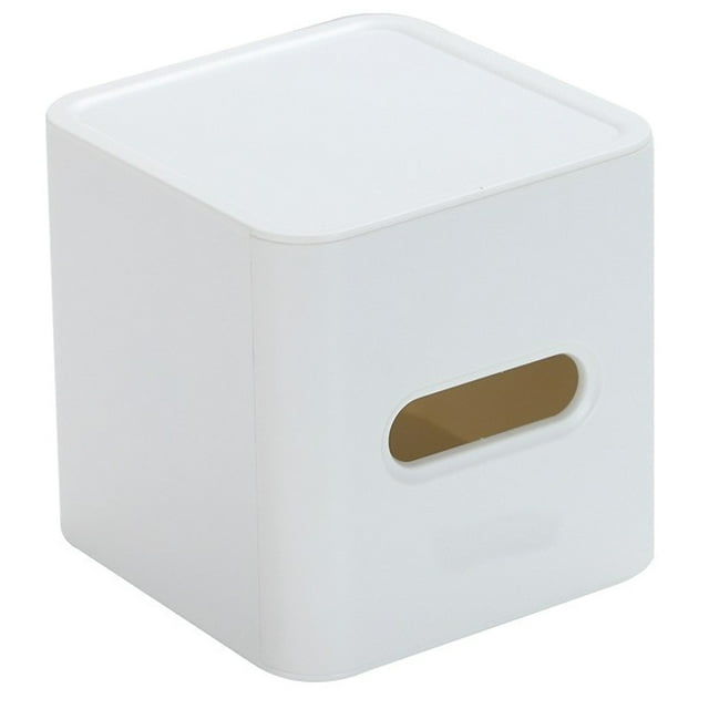 Multifunction Tissue Box Cover Square Plastic Tissue Cube Holder ...