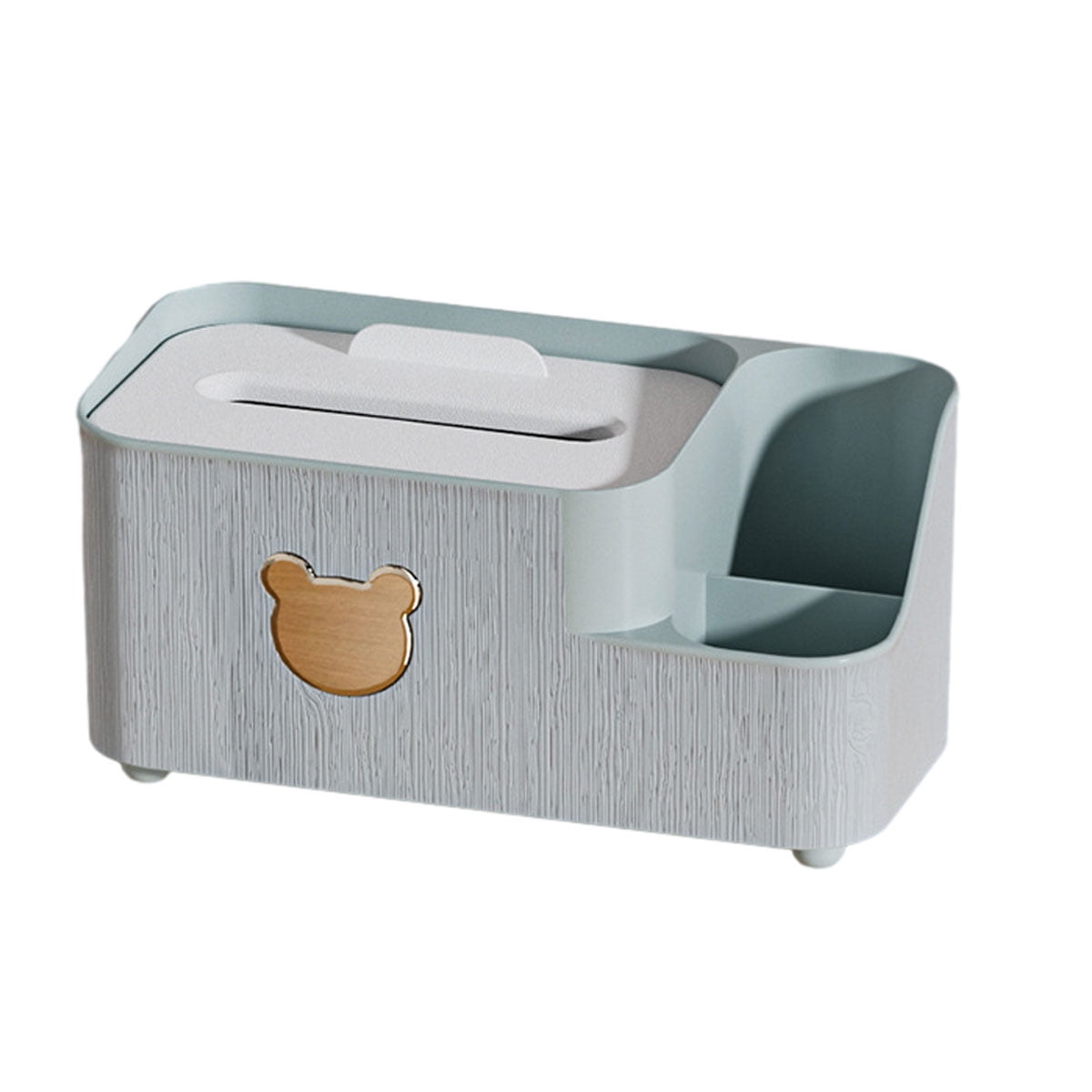 Multifunction Tissue Box Rectangular With Side Organizer, Facial Tissue ...