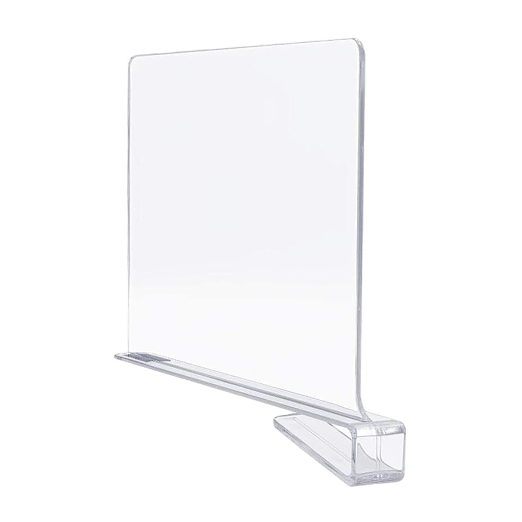 Multifunction Transparent Acrylic Shelf Dividers Cabinet Storage ...