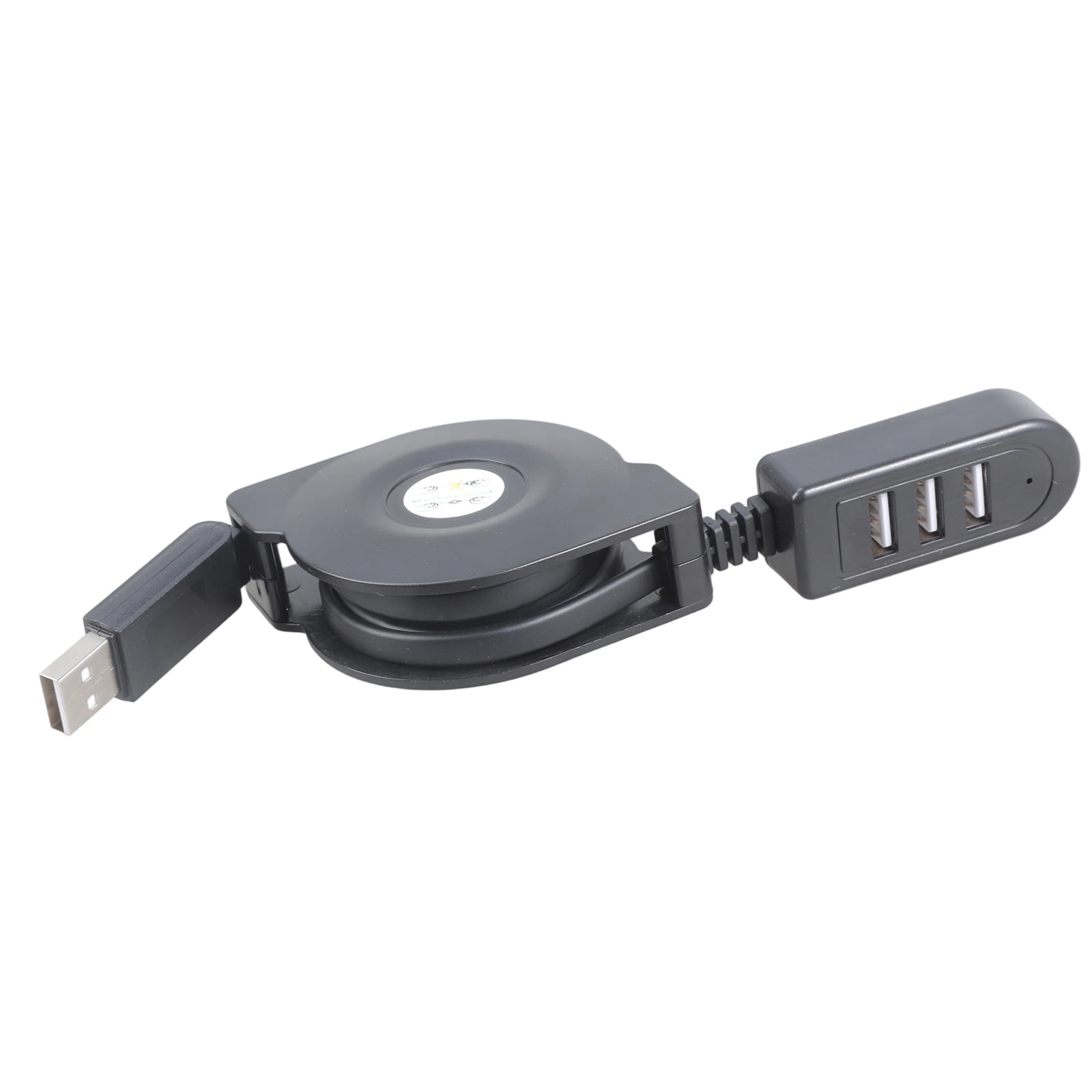 Multifunction USB2.0 Splitter 3 Port Extender Retractable Cord Supports ...