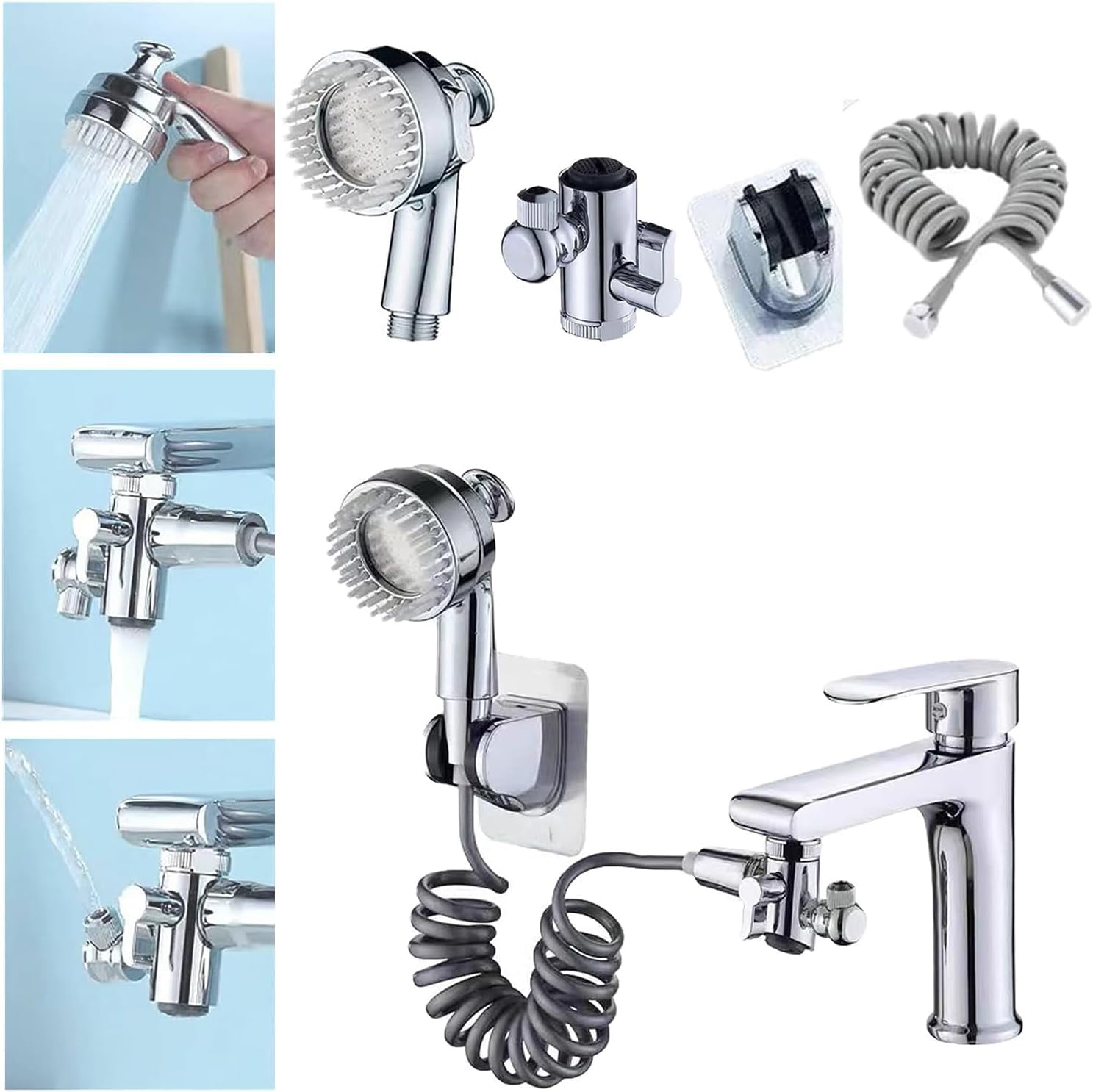 Multifunction Universal Water Tap, 3-in-1 Multifunctional Faucet with ...
