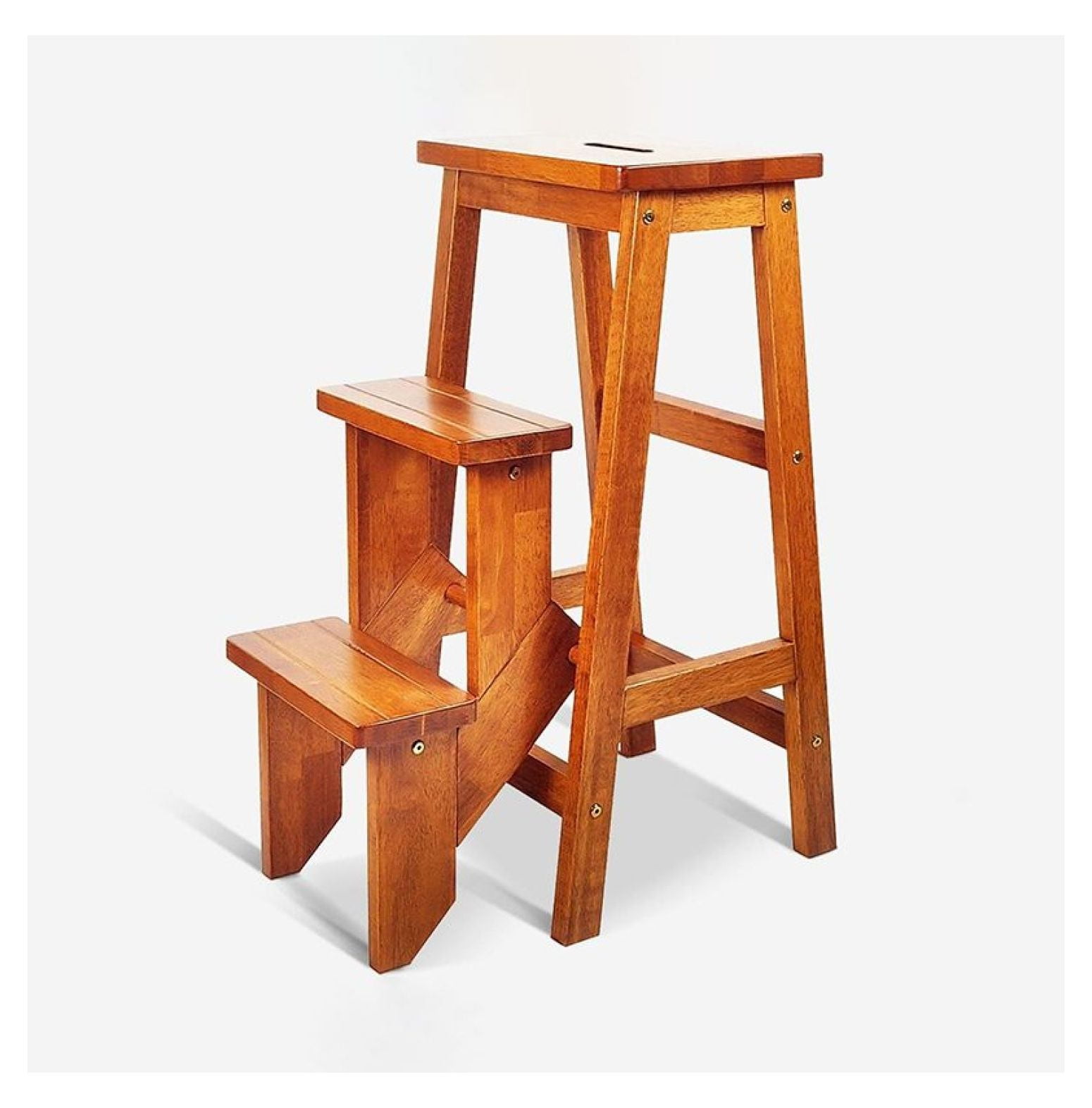 Multifunction Usage Wood Step Stool - Walmart.com