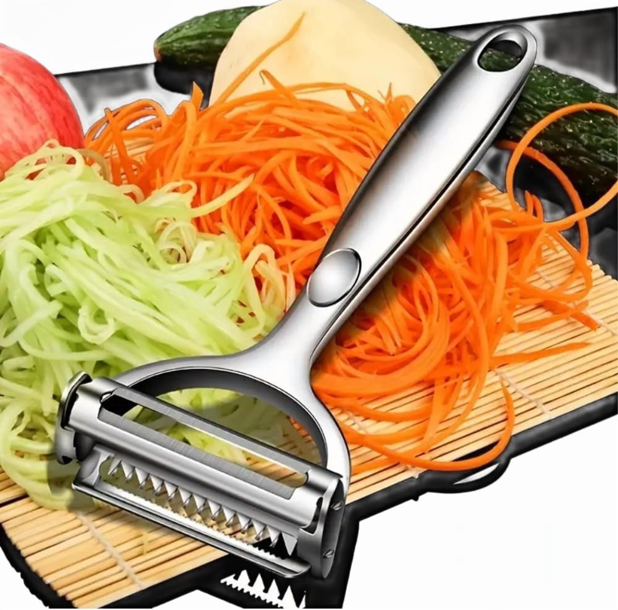Multifunction Vegetable Peeler Julienne Peeler for Kitchen (2-in-1 ...