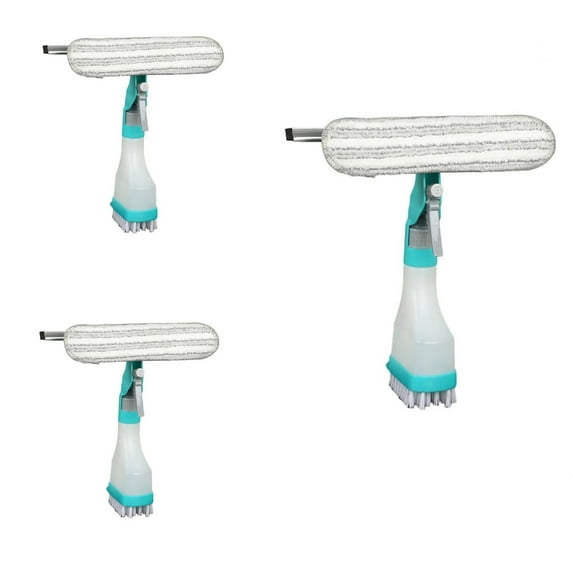 Multifunction Window Cleaner Tool, 4 in 1 Kit with Spray Bottle ...