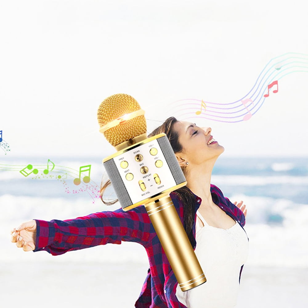 Multifunction microphone,Ktv Player Bt Ktv Portable Android/ios/pc Lt 4 ...