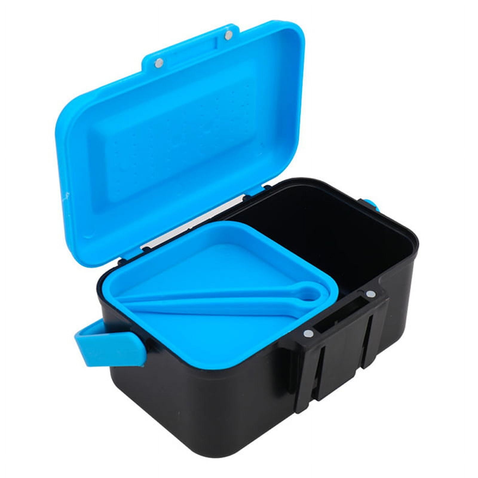 Multifunctional 2 Compartments Bait Box Red Worm Earthworm Lure Plastic ...