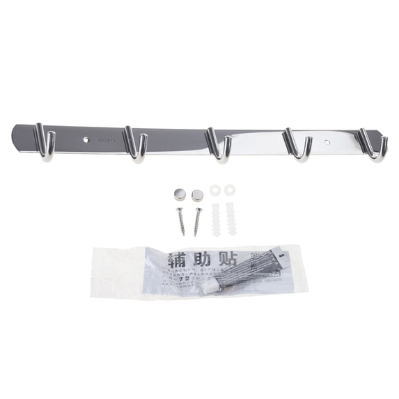 Multifunctional 3/4/5 Hooks Stainless Steel Hook Rails for Efficient ...