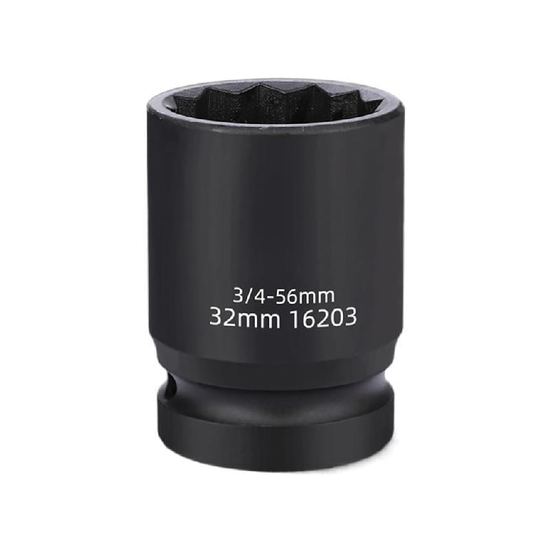 Multifunctional 3/4Inch Drive Impact Socket with Enhances Grip and 12 ...